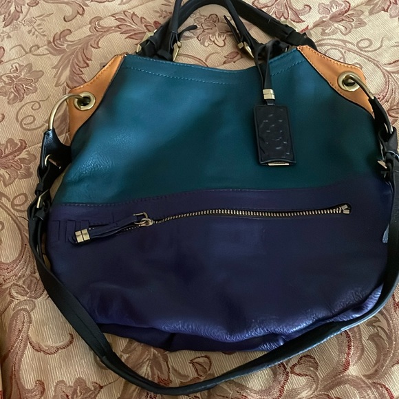 orYANY | Bags | Bag By Oryani Classy Upscale Beautiful In Purple Green ...